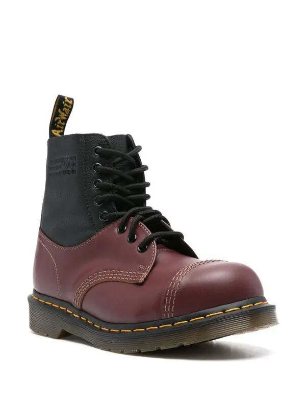MAISON MARGIELA Colourblock Combat Boots