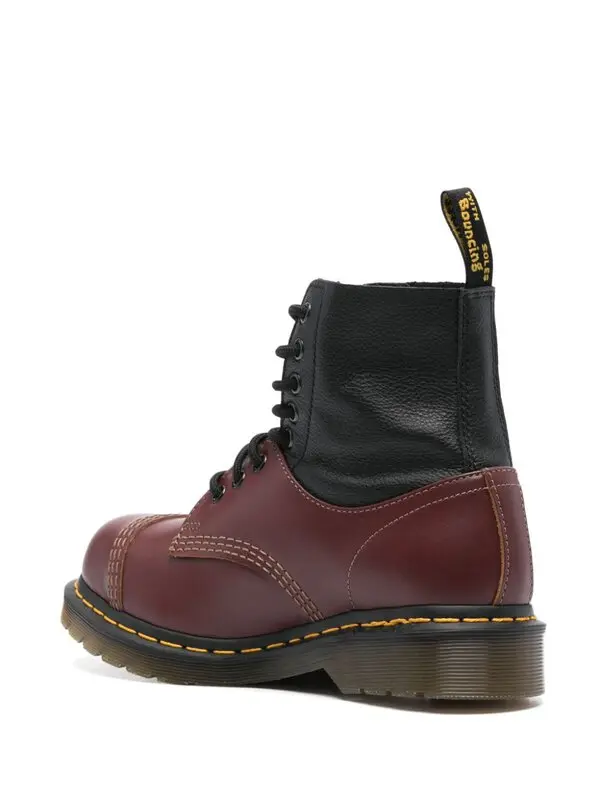 MAISON MARGIELA Colourblock Combat Boots
