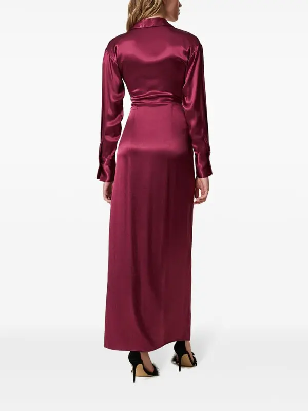 TWINSET Satin-finish Wrap Dress