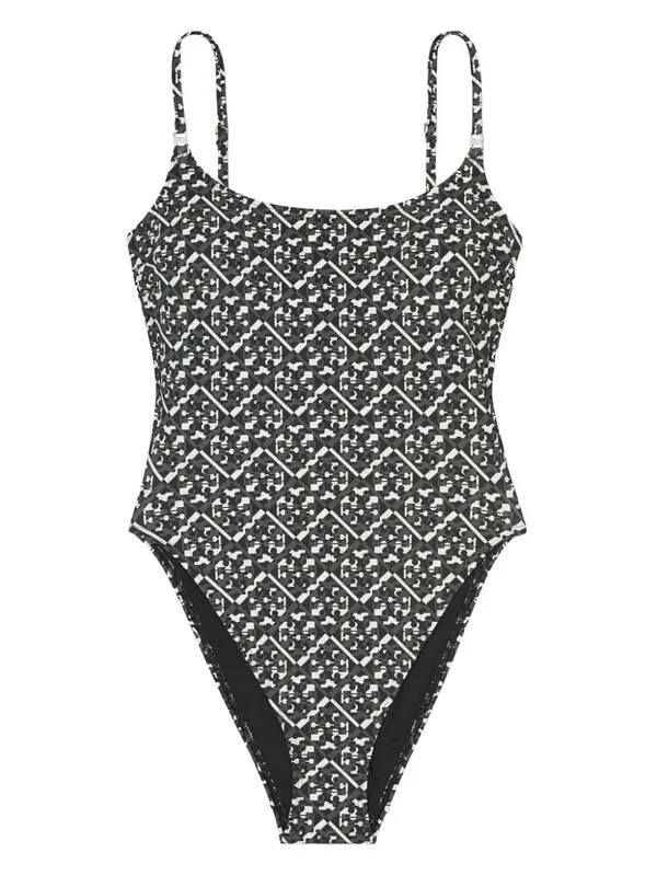 Tory Burch Gemini Swimsuit - Black