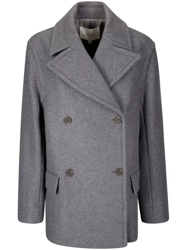 Studio Nicholson Coles Double-breasted Coat - Grey