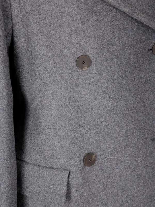 Studio Nicholson Coles Double-breasted Coat - Grey