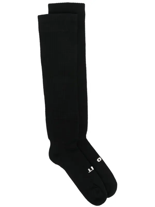 Rick Owens Knee-high Socks - Black