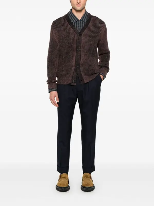 Paul Smith Ribbed Knit Cardigan