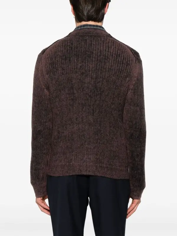 Paul Smith Ribbed Knit Cardigan