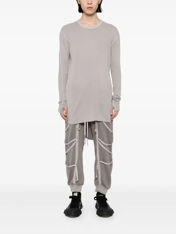 Boris Bidjan Saberi Long-sleeved T-shirt - Grey
