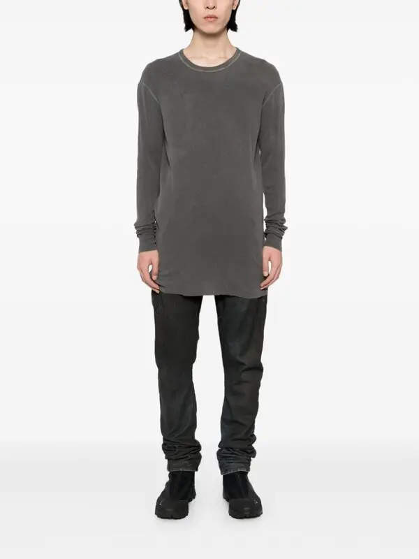 Boris Bidjan Saberi Long-sleeved T-shirt - Grey