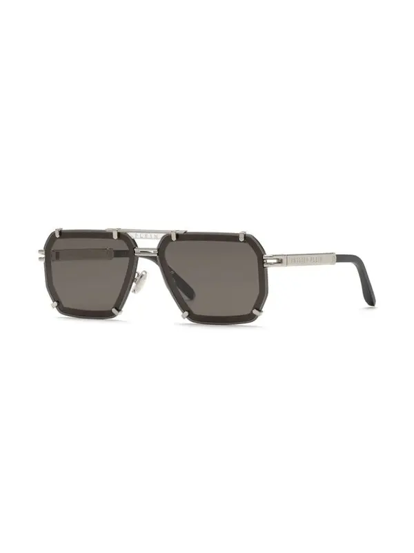 Philipp Plein Legacy Pilot Sunglasses - Silver
