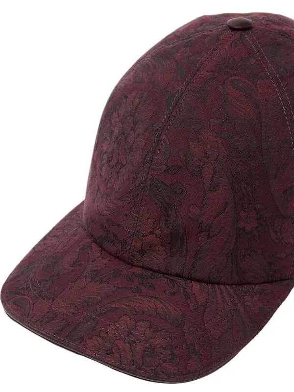 Versace Baroque Crystal Red Baseball Hat Versace Baroque Crystal Red Baseball Hat | eBay main image 3
