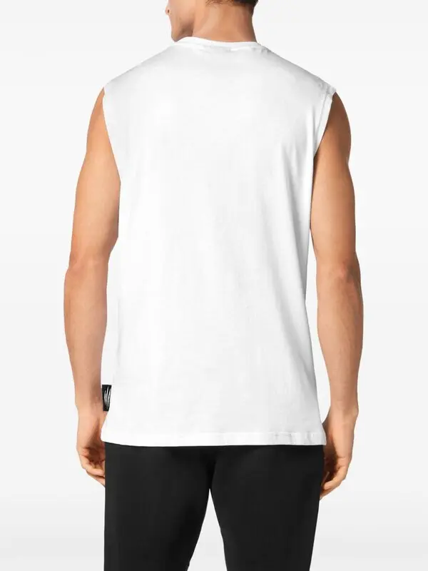 PLEIN SPORT Round-neck Sleeveless T-shirt