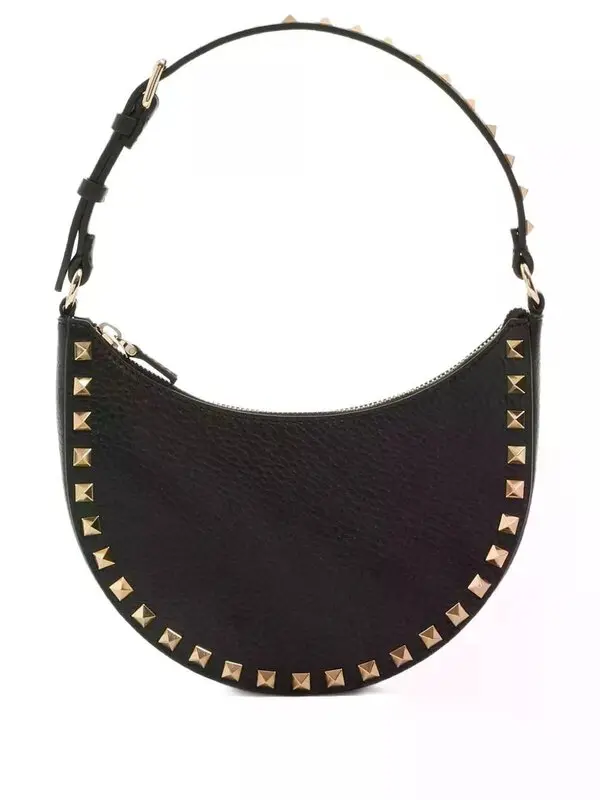 Valentino Garavani Mini Rockstud Hobo Bag - Black