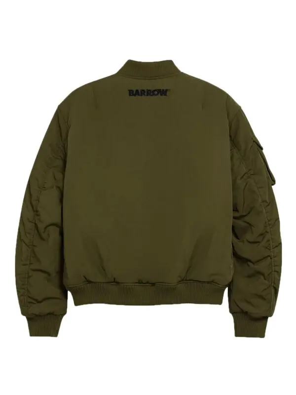 BARROW Logo-appliqué Bomber Jacket