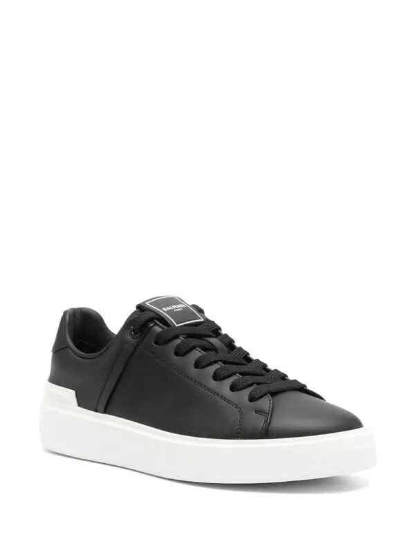 Balmain B-court Sneakers - Black