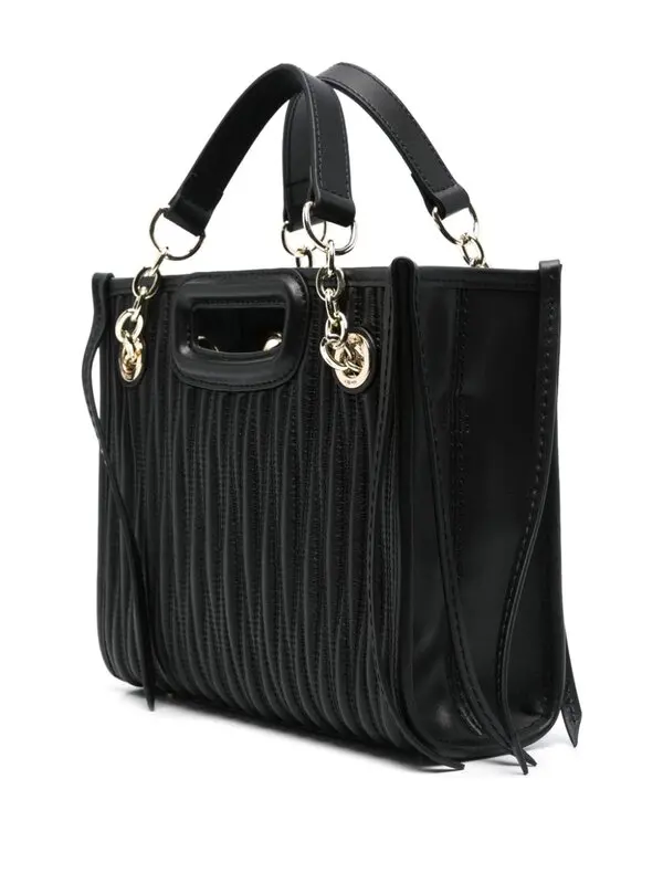Maje Quilted Leather Tote Bag