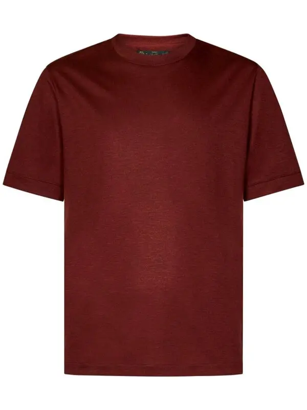 FRANZESE COLLECTION Alain Delon Cashmere T-shirt - Red