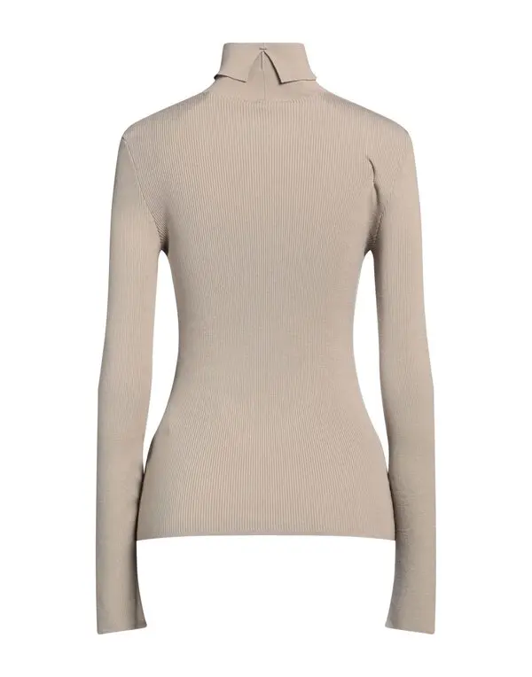 Burberry Turtleneck Knit Top - Beige