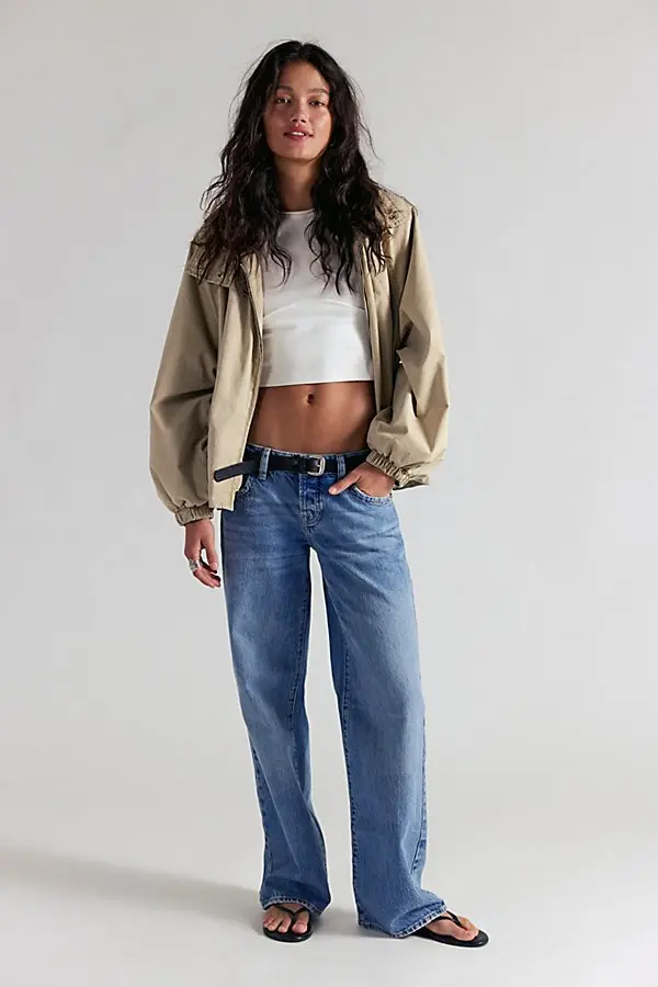 Free People We The Free Tennessee Low-rise Boyfriend Jeans - Cowboy Romance