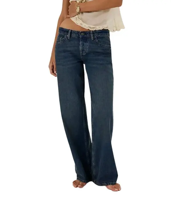 Free People We The Free Tennessee Low-rise Boyfriend Jeans - Outlaw