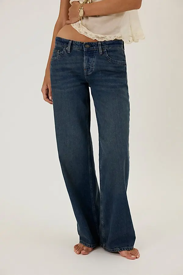 Free People We The Free Tennessee Boyfriend Jeans - Outlaw