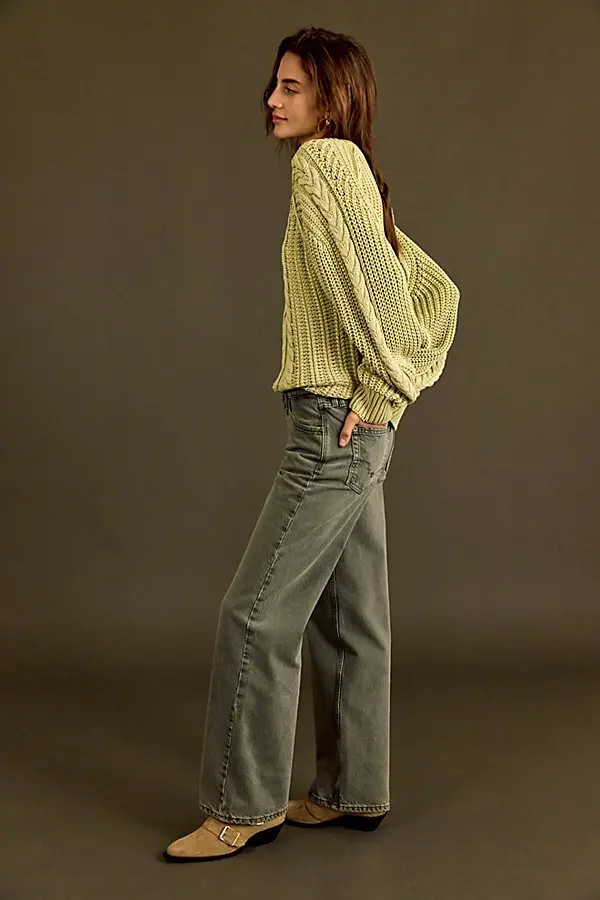 Free People We The Free Tennessee Boyfriend Jeans - Pine