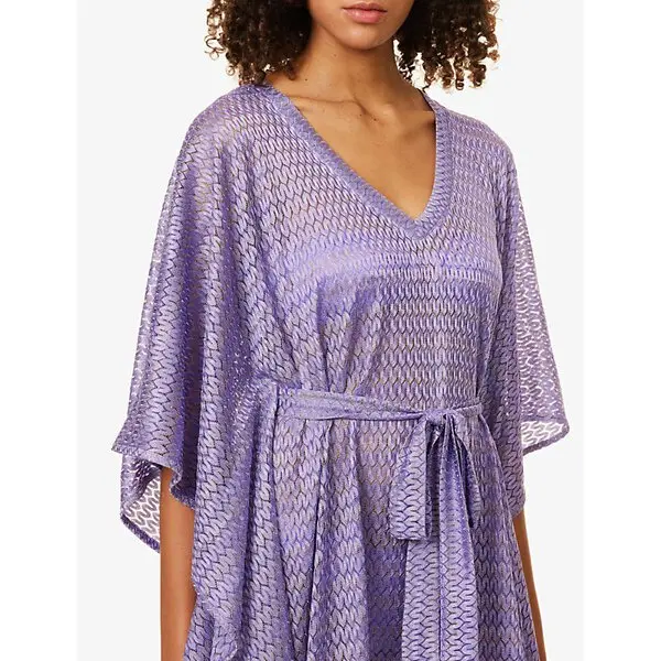 melissa odabash metallic dress Annalise crochet lam minidress in gold - Melissa Odabash