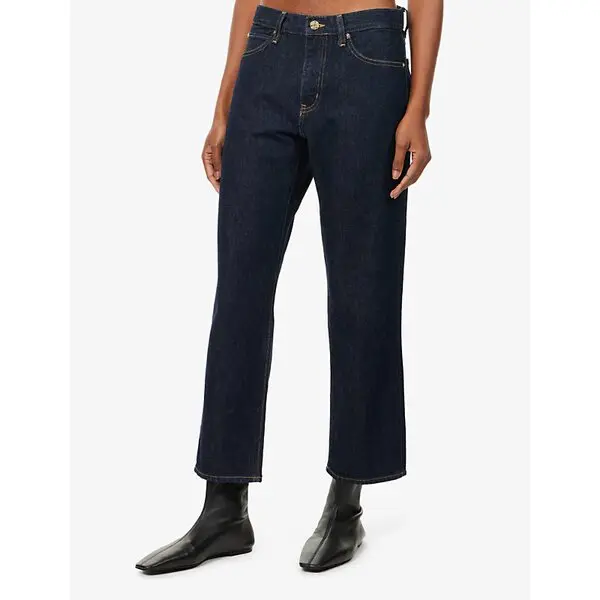 FRAME The Hang Five-pockets Straight-leg Mid-rise Denim Jeans - Homer