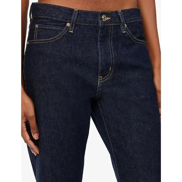 FRAME The Hang Five-pockets Straight-leg Mid-rise Denim Jeans - Homer