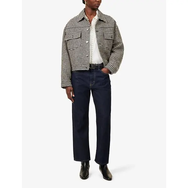 FRAME The Hang Five-pocket Straight-leg Mid-rise Denim Jeans - Rinse