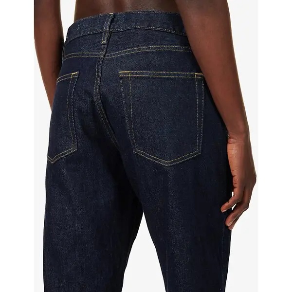 FRAME The Hang Five-pocket Straight-leg Mid-rise Denim Jeans - Rinse