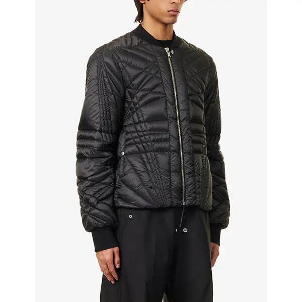 Rick Owens X Moncler Megapenta Flight Logo-Patch Padded Jacket