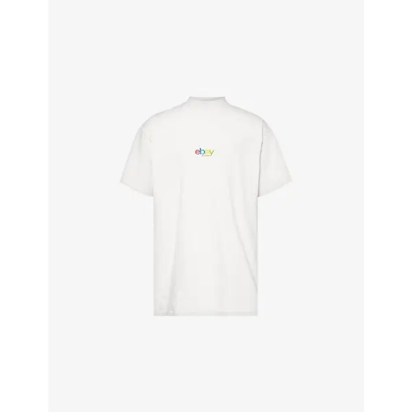 Balenciaga X Ebay Relaxed-fit Stretch-cotton T-shirt
