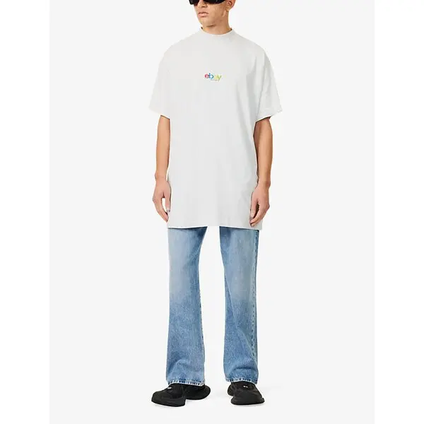 Balenciaga X Ebay Relaxed-fit Stretch-cotton T-shirt