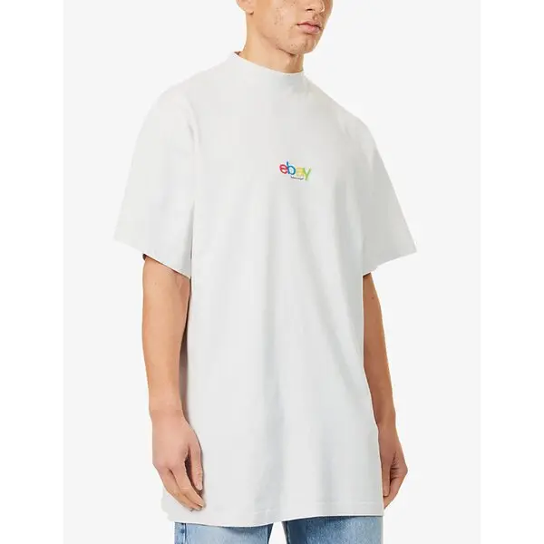Balenciaga X Ebay Relaxed-fit Stretch-cotton T-shirt
