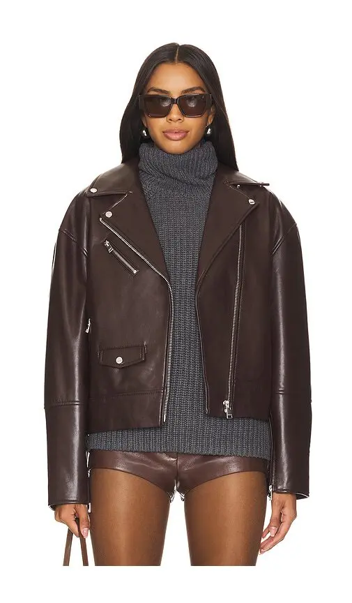 LAMARQUE Andrade Leather Biker Jacket