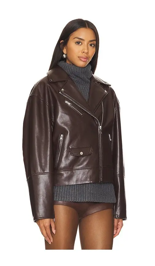 LAMARQUE Andrade Leather Biker Jacket