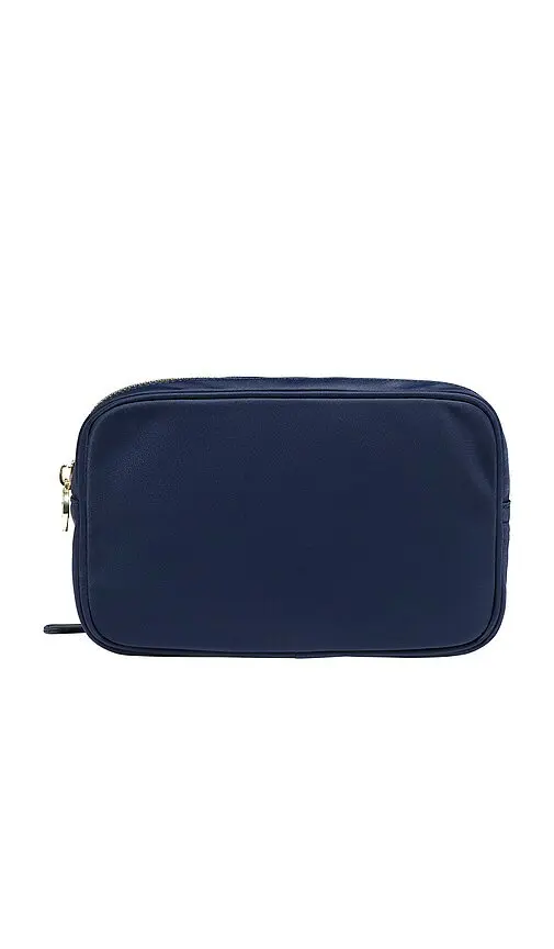 Stoney Clover Lane Double Zipper Pouch - Navy