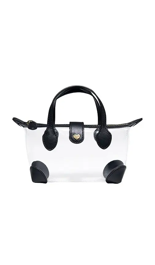 Stoney Clover Lane Clear Micro Pouchette - Black