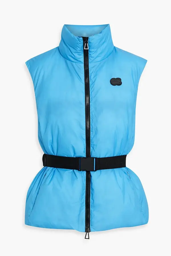 ERIN SNOW Nix Appliquéd Vest - Turquoise
