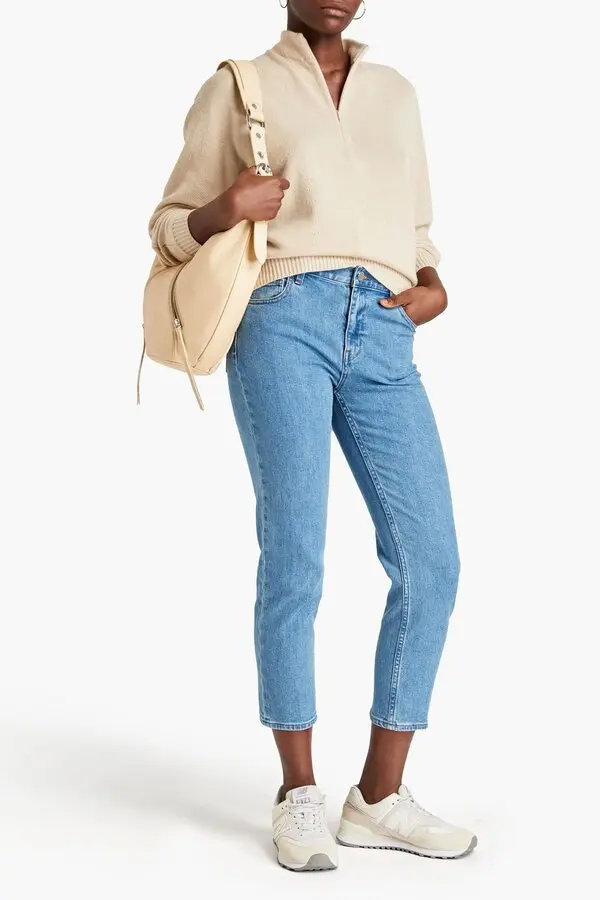 Theory Treeca Cropped Slim-leg Jeans