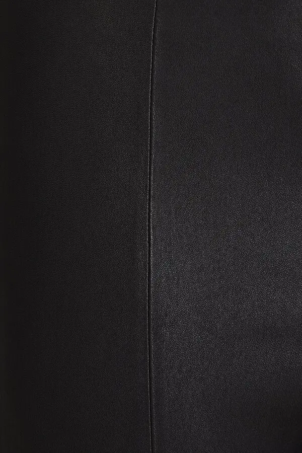 Theory Cropped Leather Leggings