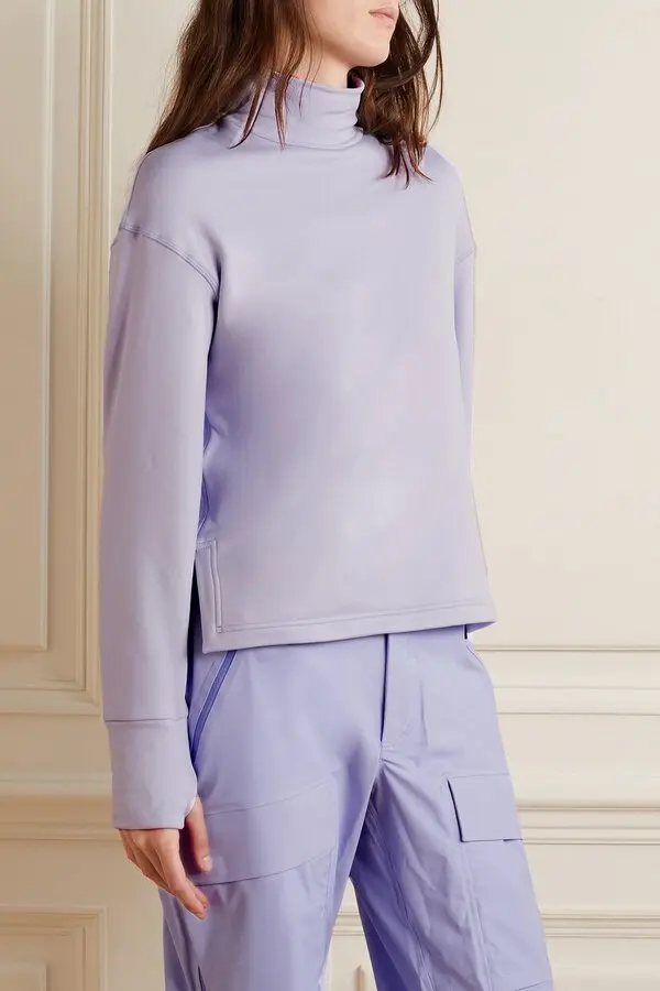 Aztech Mountain Kristi's Stretch Turtleneck Sweatshirt - Lilac