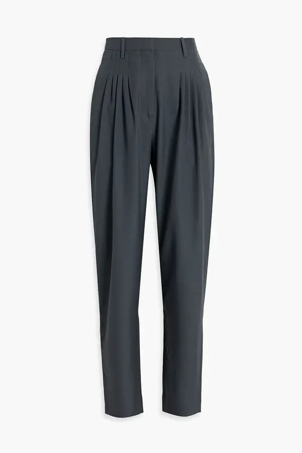 Co Pleated Tapered Wool Pants