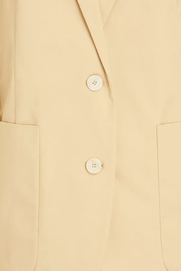Theory Cotton-blend Twill Blazer - Sand