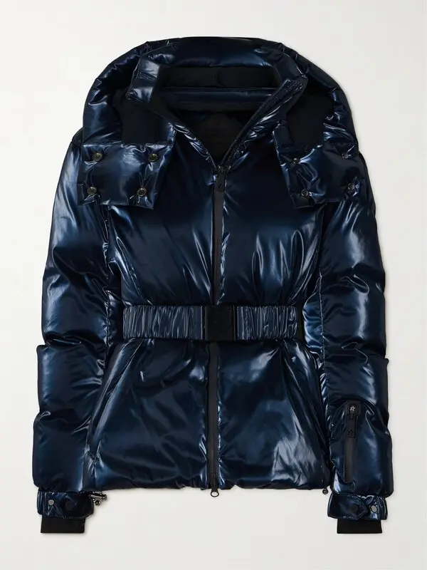 Perfect Moment Johnnie Walker Candice Quilted Down Ski Jacket - Blue