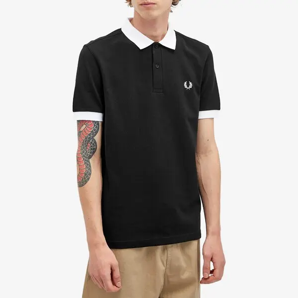 Fred Perry X Mastermind Polo Shirt - Black | Editorialist