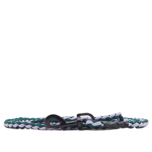 HAY Braided Leash - Lavender/green