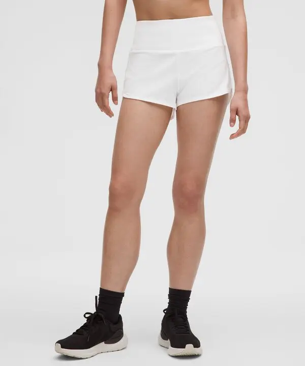 Lululemon Speed Up High-rise Lined Short 2.5 - White