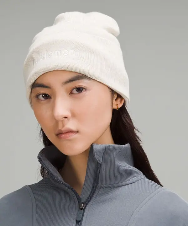 Lululemon Beanie - Heathered Bone