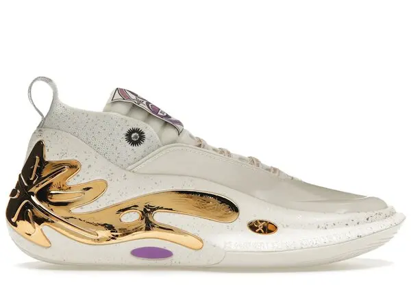 LI-NING Way Of Wade Statuein Sneakers - White/gold