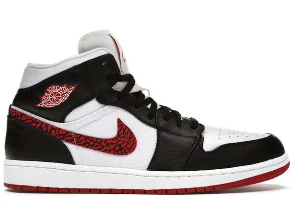 JORDAN 1 Phat Sneakers - White/varsity Red/black